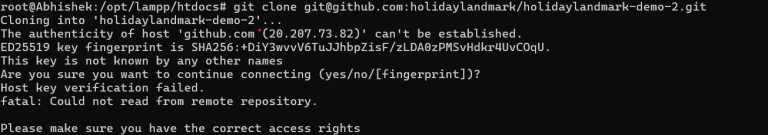 Resolving Host Key Verification Issue With Github Ssh Devops Consulting
