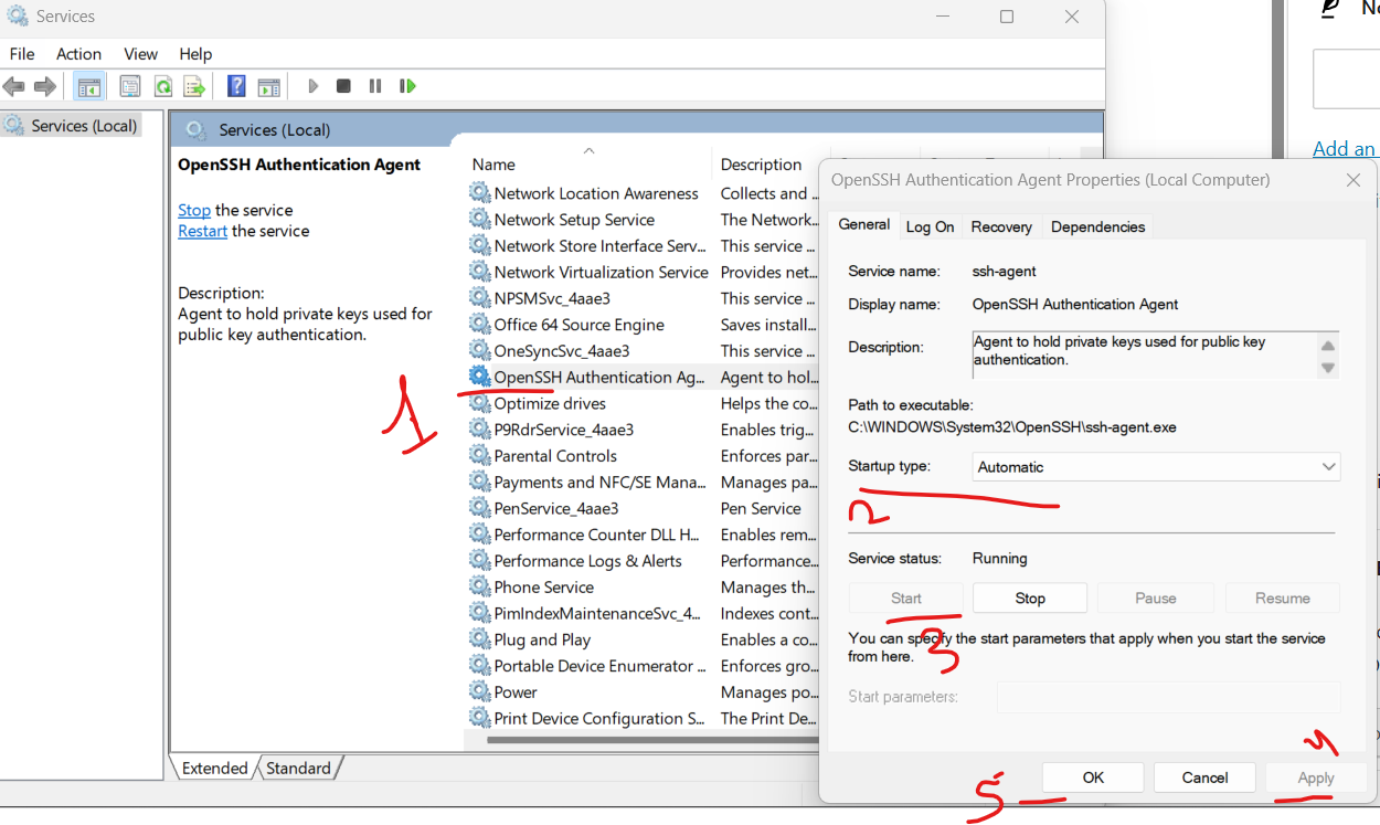 How to Fix "unable to start ssh-agent service, error: 1058" and "'eval' is not recognized" on ...