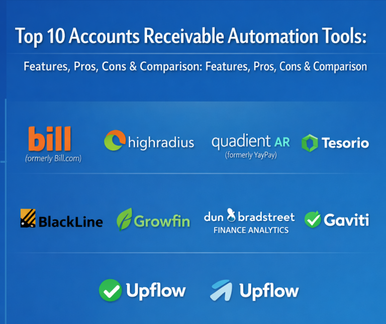 Top 10 Accounts Receivable Automation Tools: Features, Pros, Cons ...