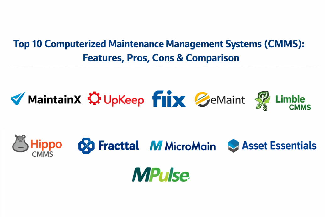 Top 10 Computerized Maintenance Management Systems (CMMS): Features ...