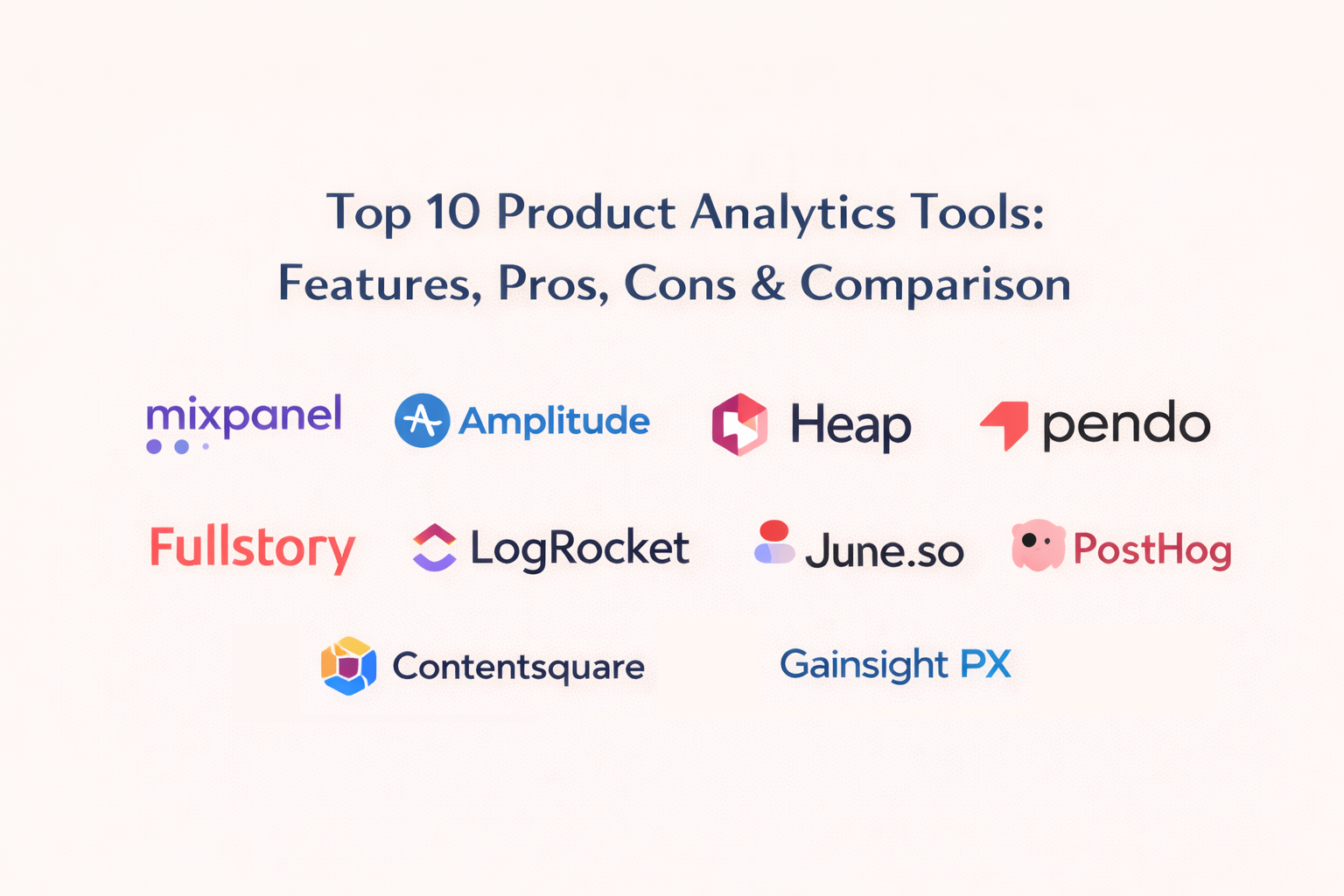 Top 10 Product Analytics Tools: Features, Pros, Cons & Comparison ...