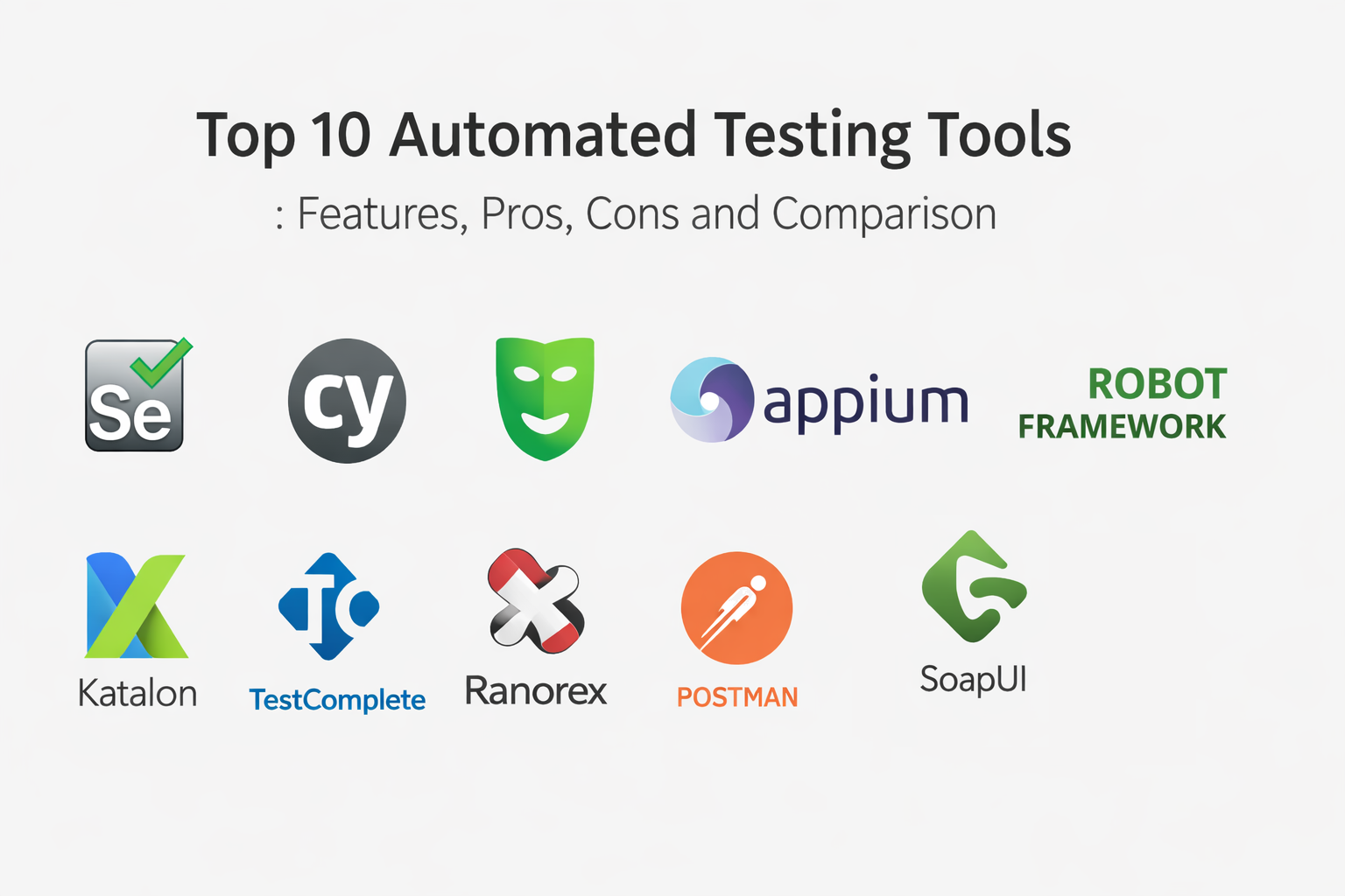 Top 10 Automated Testing Tools: Features, Pros, Cons & Comparison ...