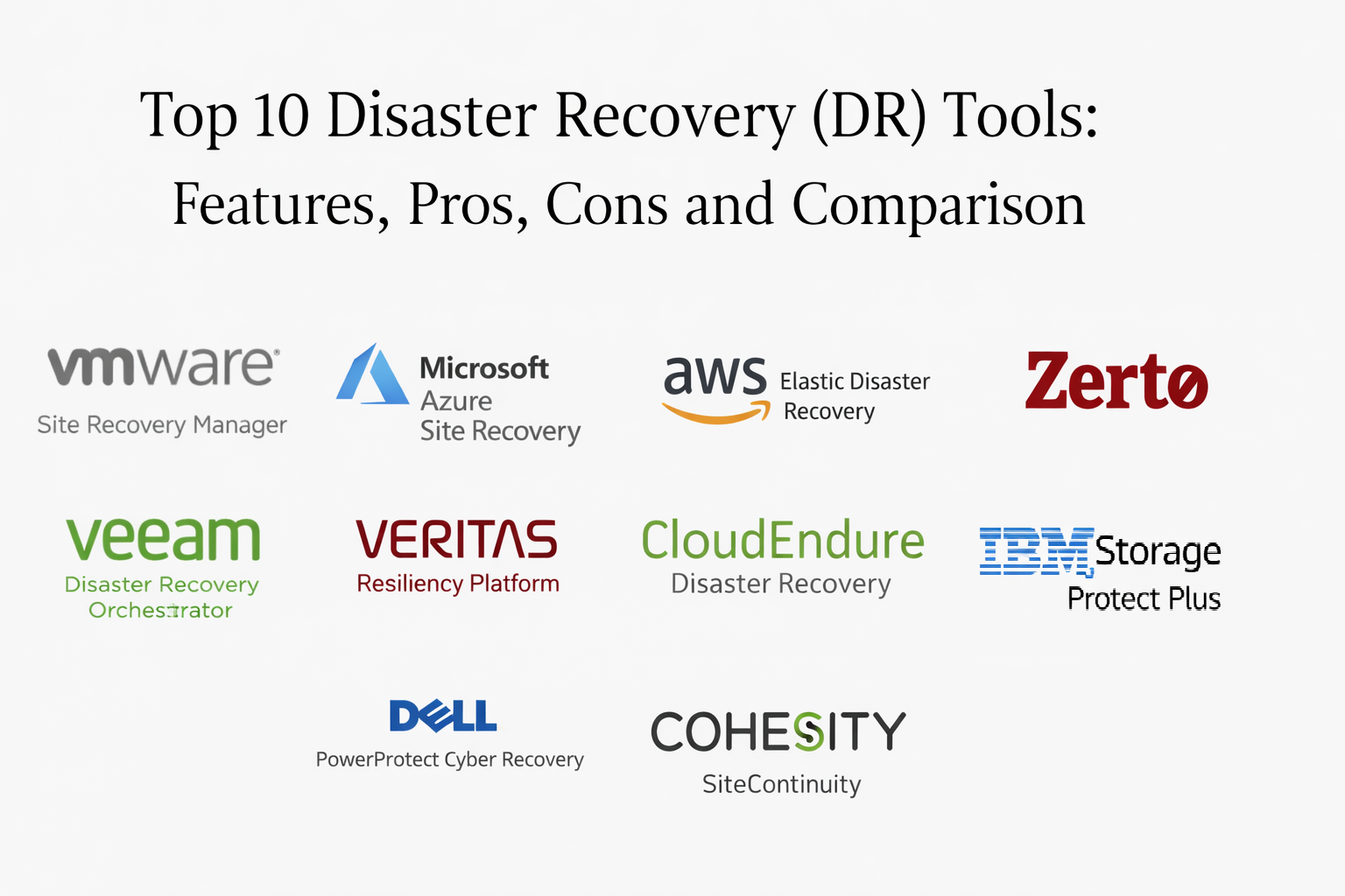 Top 10 Disaster Recovery (DR) Tools: Features, Pros, Cons and ...