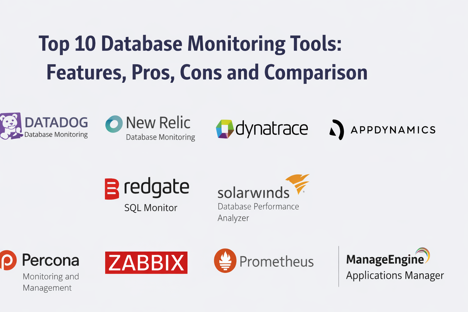 Top 10 Database Monitoring Tools: Features, Pros, Cons and Comparison ...