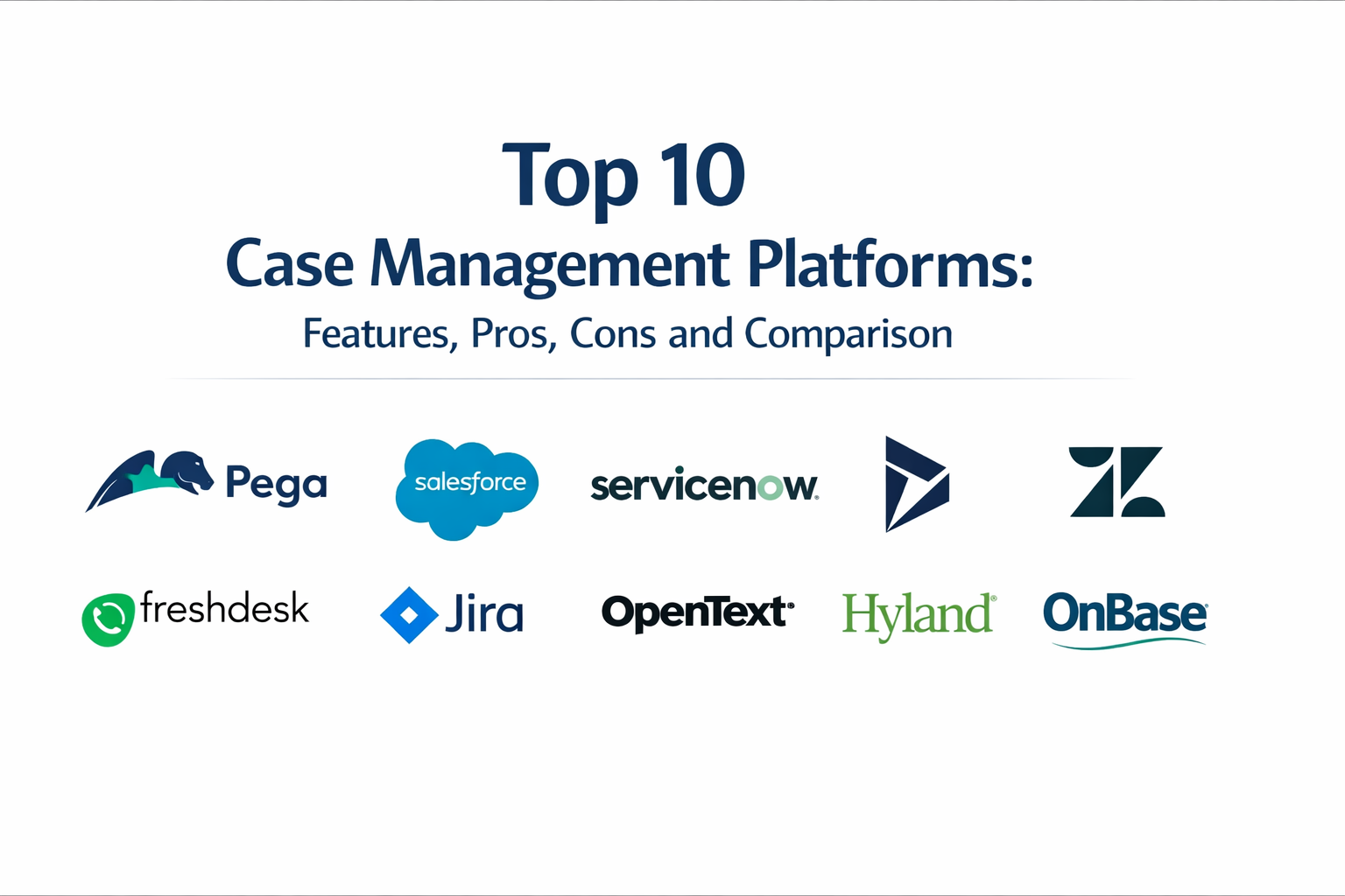 Top 10 Case Management Platforms: Features, Pros, Cons and Comparison ...