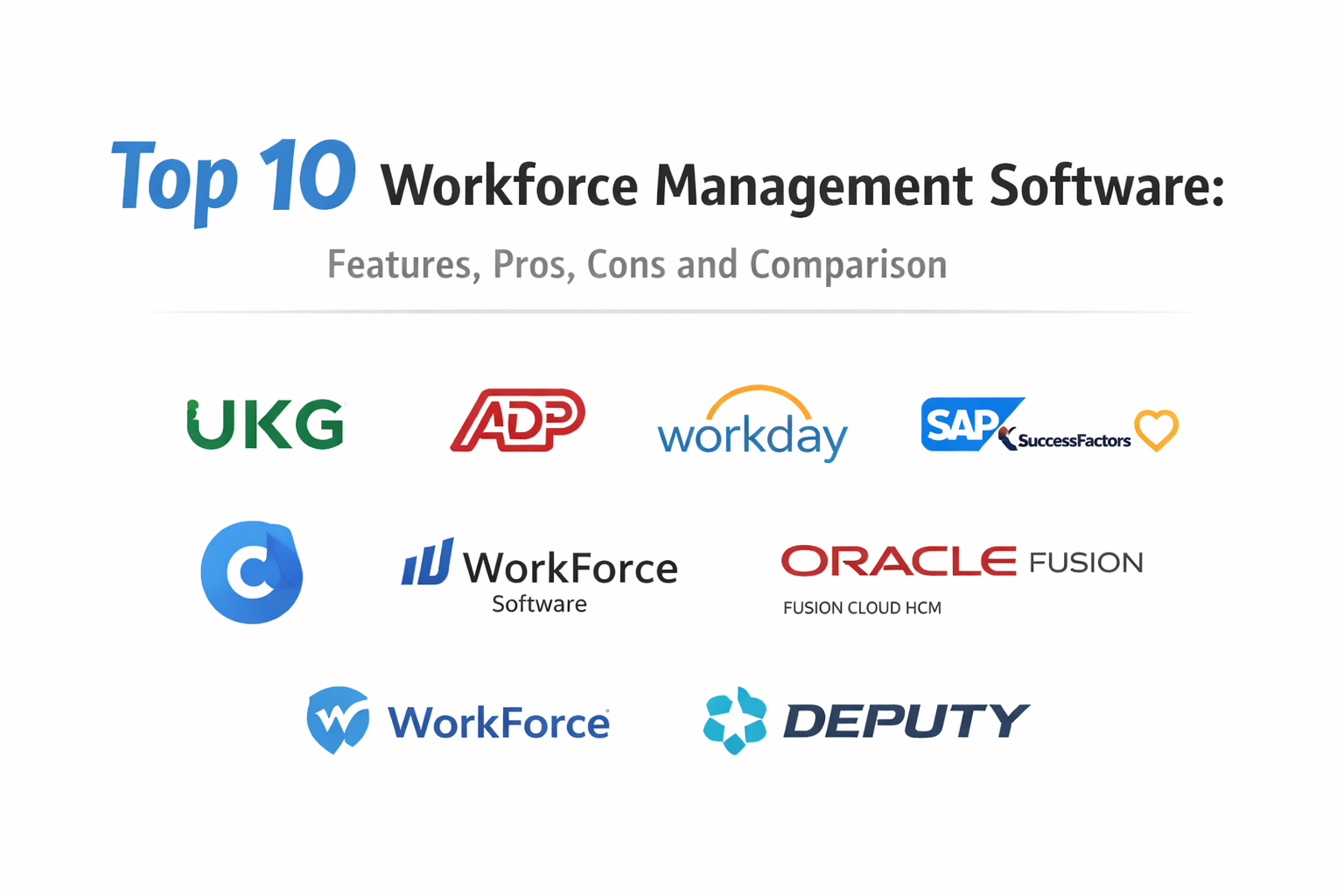 Top 10 Workforce Management Software: Features, Pros, Cons and ...