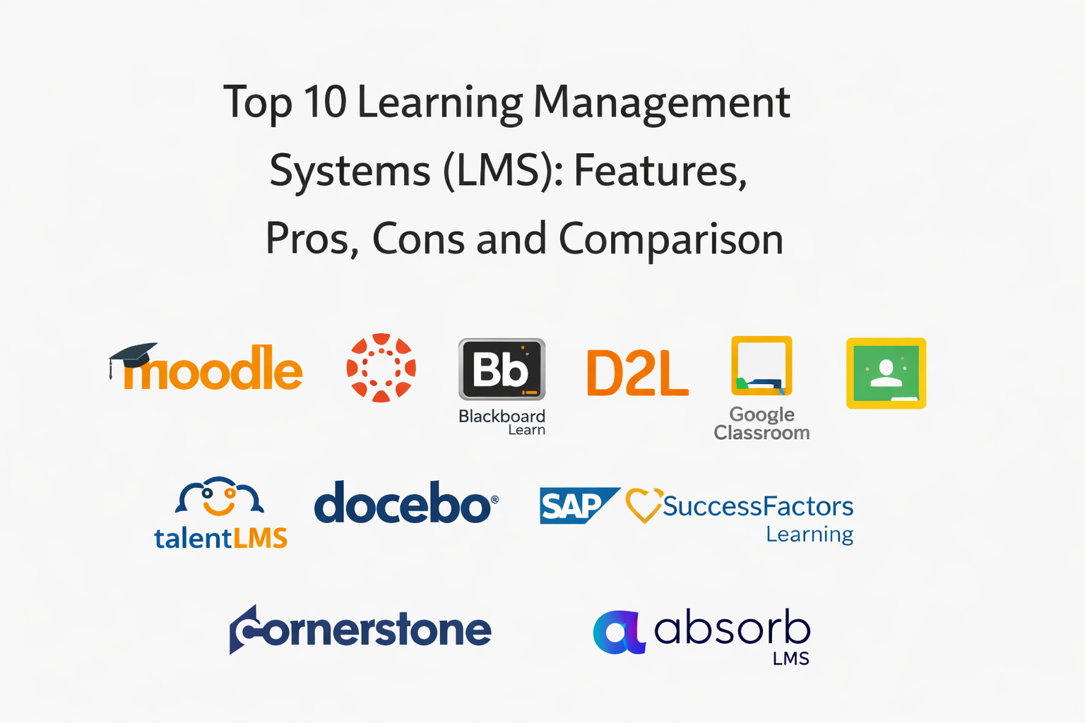 Top 10 Learning Management Systems: Features, Pros, Cons and Comparison ...