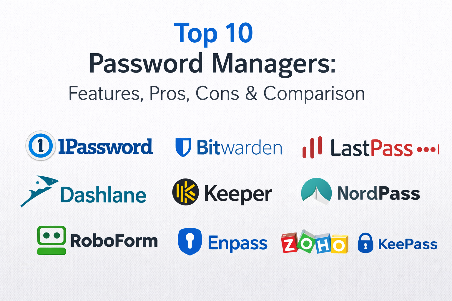 Top 10 Password Managers: Features, Pros, Cons and Comparison - DevOps ...