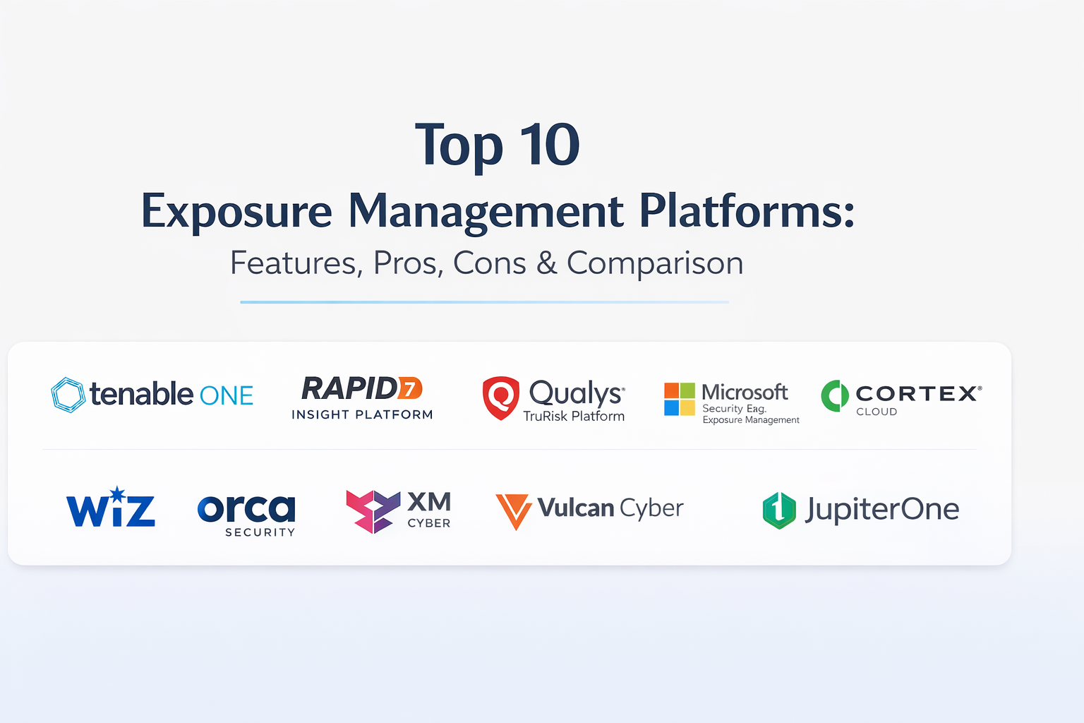 Top 10 Exposure Management Platforms: Features, Pros, Cons and ...
