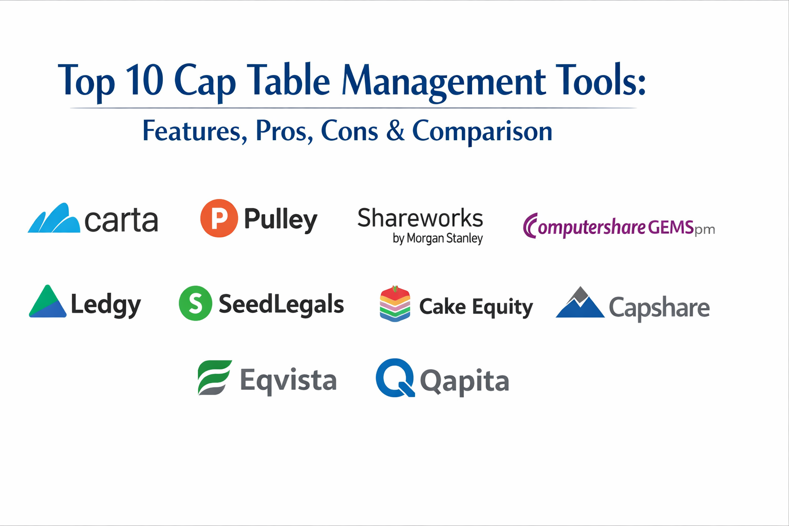 Top 10 Cap Table Management Tools: Features, Pros, Cons and Comparison ...
