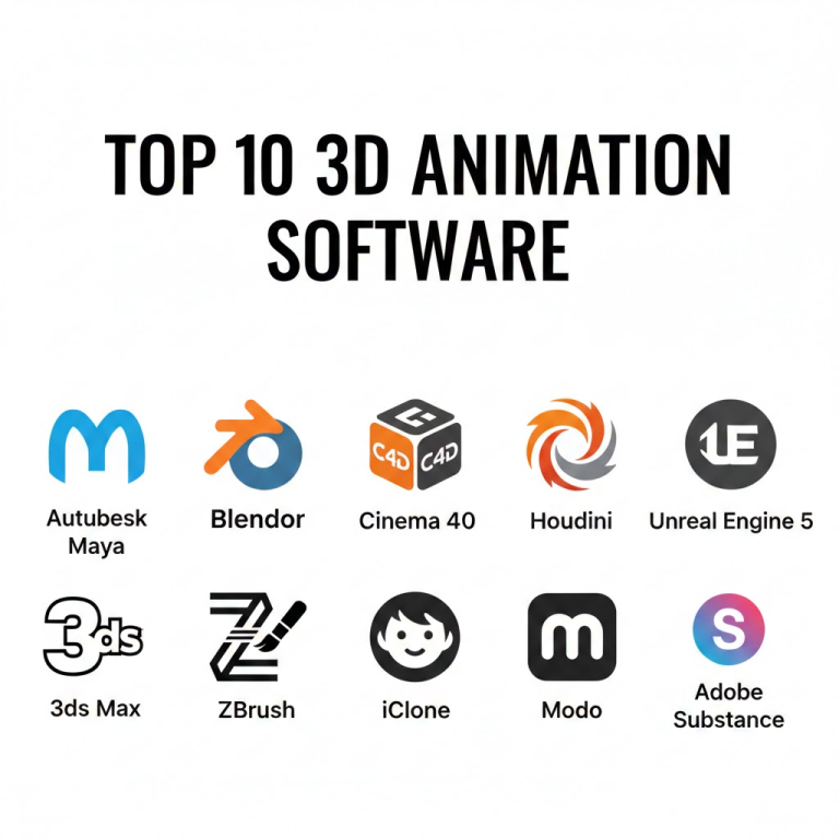 Top 10 3D Animation Software : Features, Pros, Cons & Comparison ...
