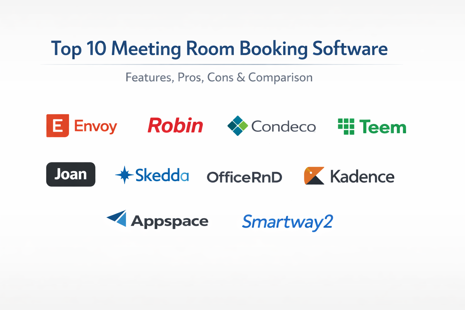 Top 10 Meeting Room Booking Software: Features, Pros, Cons & Comparison ...