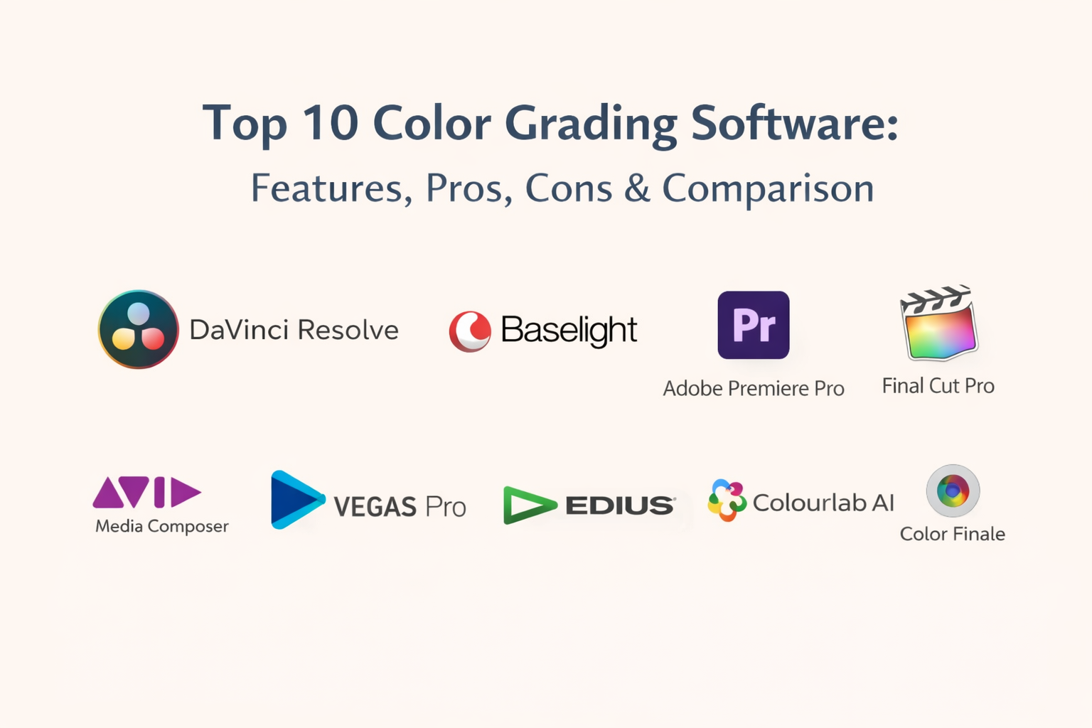 Top 10 Color Grading Software: Features, Pros, Cons & Comparison ...