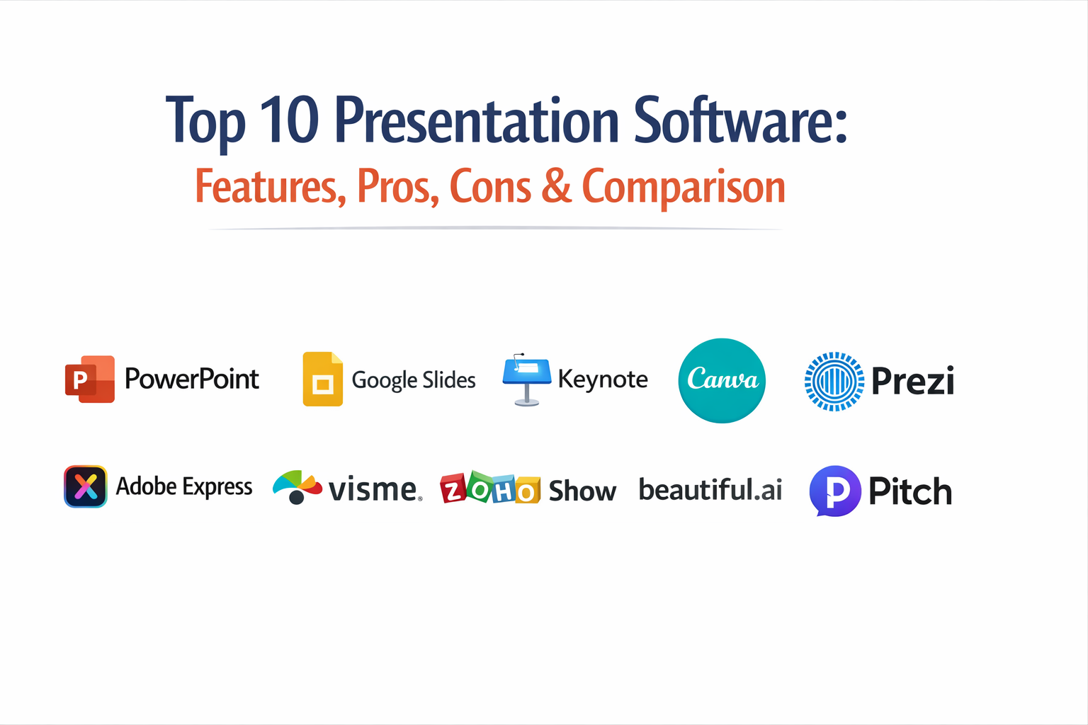 Top 10 Presentation Software: Features, Pros, Cons & Comparison ...