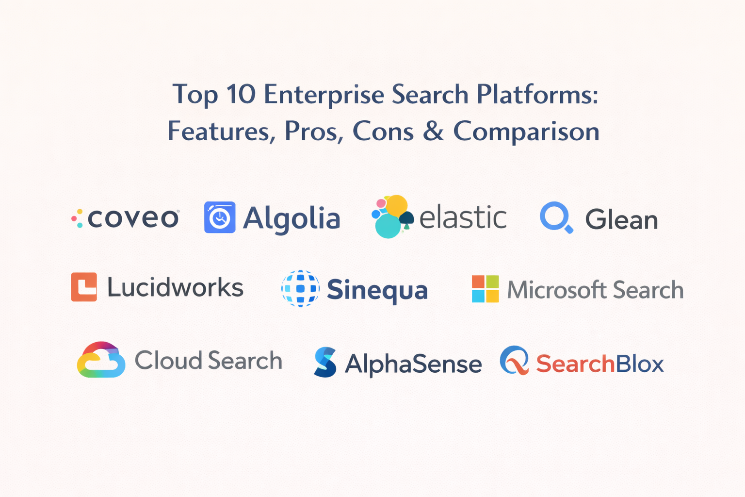 Top 10 Enterprise Search Platforms: Features, Pros, Cons & Comparison ...