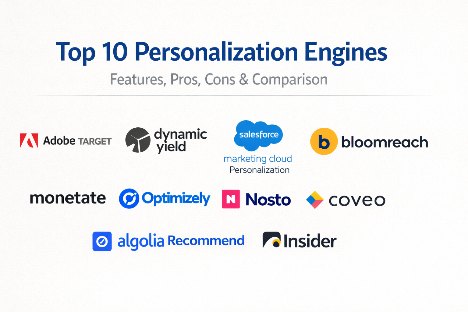 Top 10 Personalization Engines: Features, Pros, Cons & Comparison ...