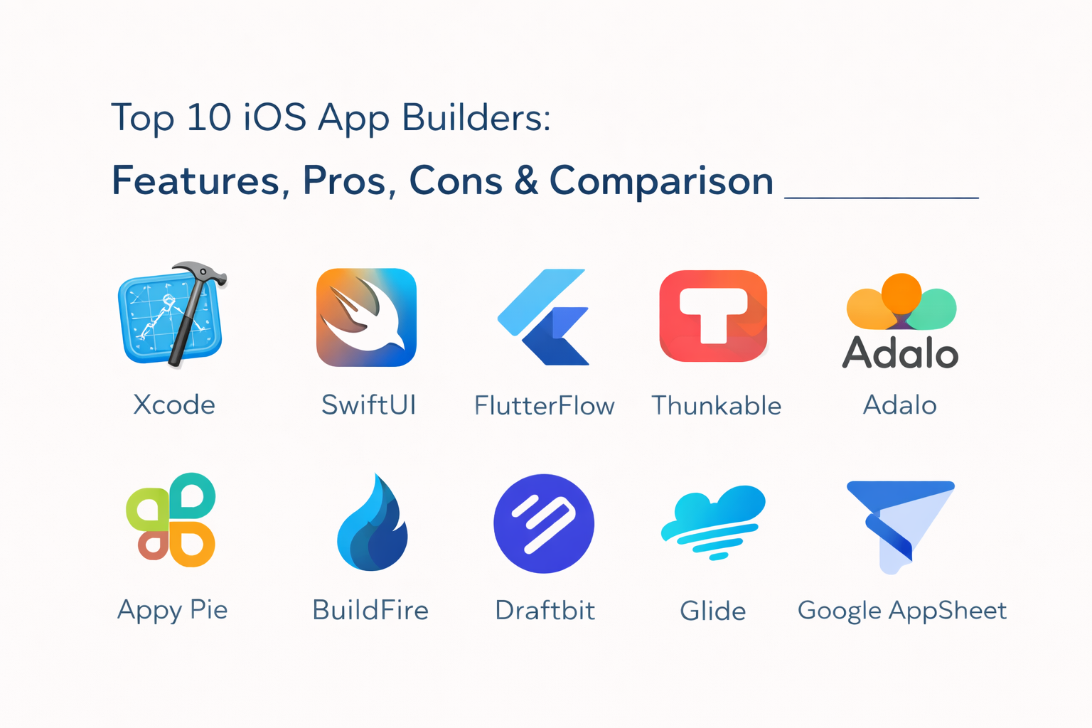 Top 10 iOS App Builders: Features, Pros, Cons and Comparison - DevOps ...