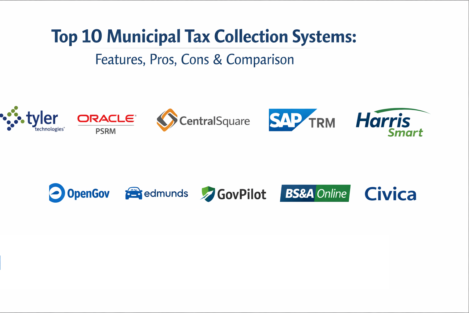 Top 10 Municipal Tax Collection Systems: Features, Pros, Cons ...