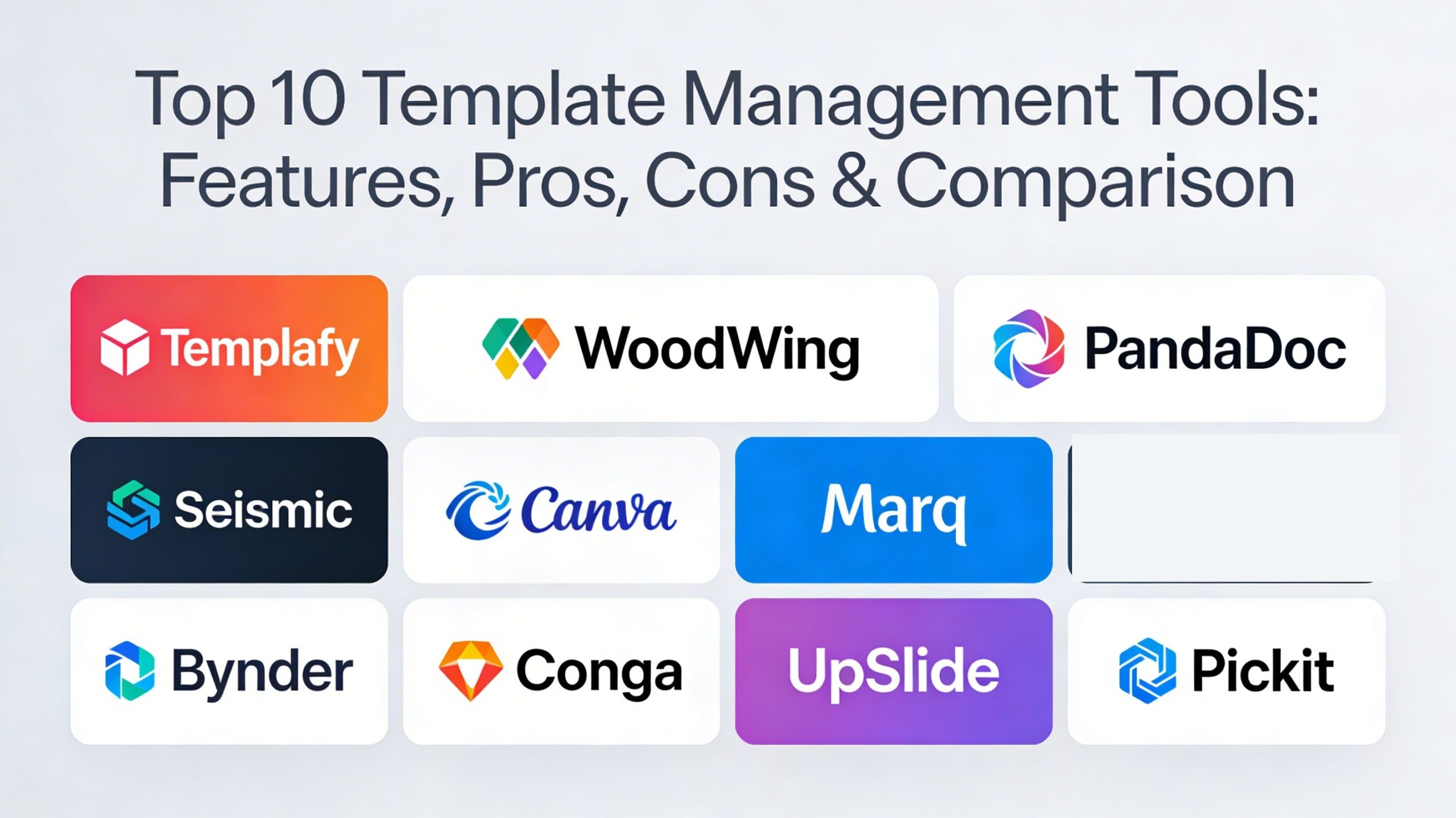 Top 10 Template Management Tools: Features, Pros, Cons & Comparison ...