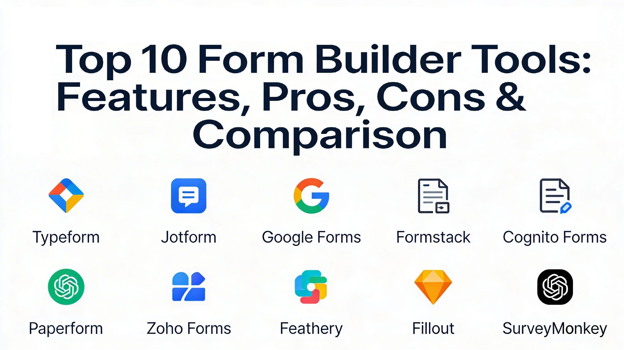 Top 10 Form Builder Tools: Features, Pros, Cons & Comparison - DevOps ...