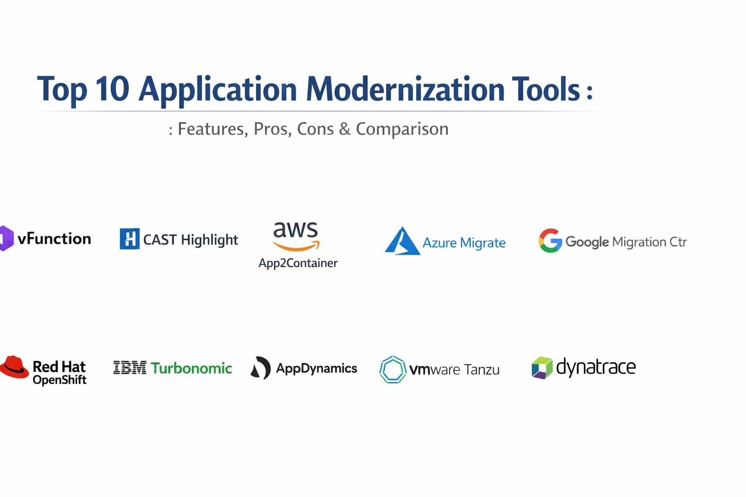 Top 10 Application Modernization Tools: Features, Pros, Cons ...