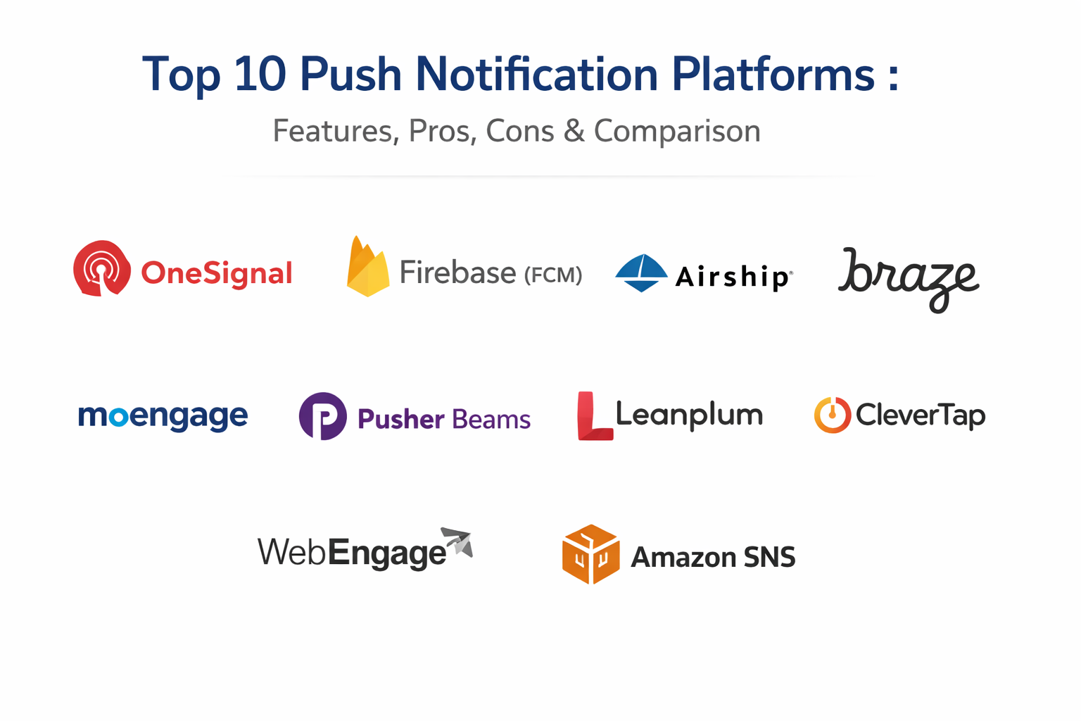 Top 10 Push Notification Platforms: Features, Pros, Cons & Comparison ...
