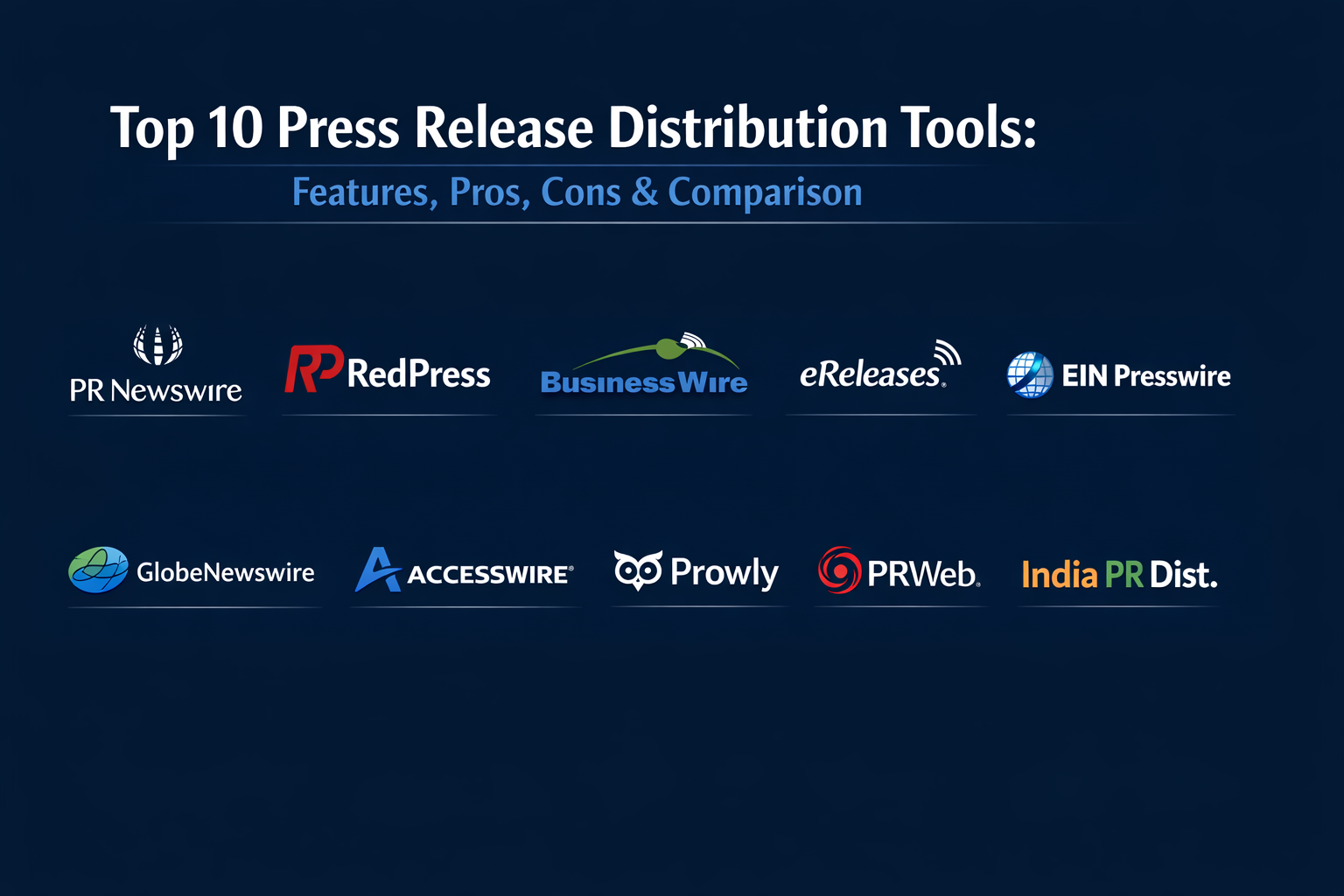 Top 10 Press Release Distribution Tools: Features, Pros, Cons ...