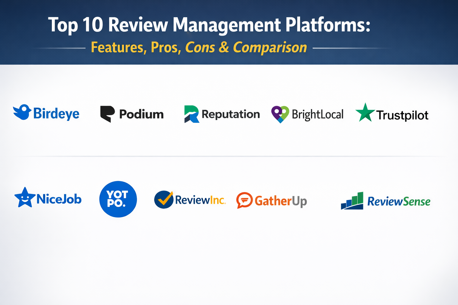 Top 10 Review Management Platforms: Features, Pros, Cons & Comparison ...