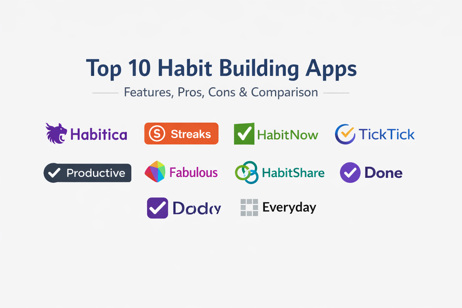 Top 10 Habit Building Apps: Features, Pros, Cons & Comparison - DevOps ...