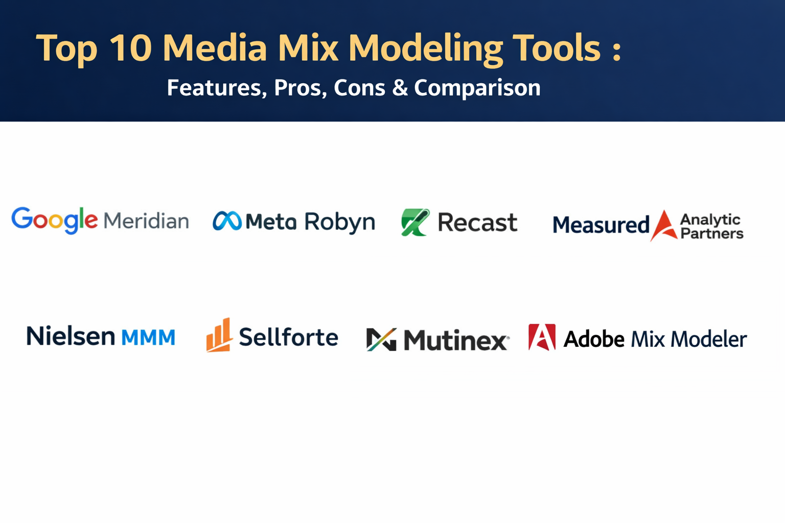 Top 10 Media Mix Modeling Tools: Features, Pros, Cons & Comparison ...