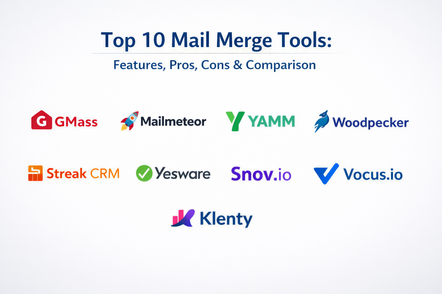 Top 10 Mail Merge Tools: Features, Pros, Cons & Comparison - DevOps ...
