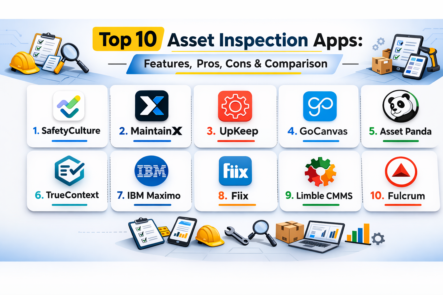 Top 10 Asset Inspection Apps: Features, Pros, Cons & Comparison ...