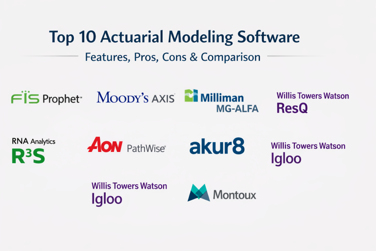 Top 10 Actuarial Modeling Software: Features, Pros, Cons & Comparison ...