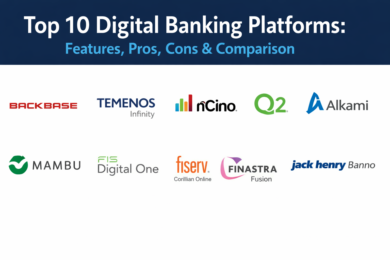 Top 10 Digital Banking Platforms: Features, Pros, Cons & Comparison ...
