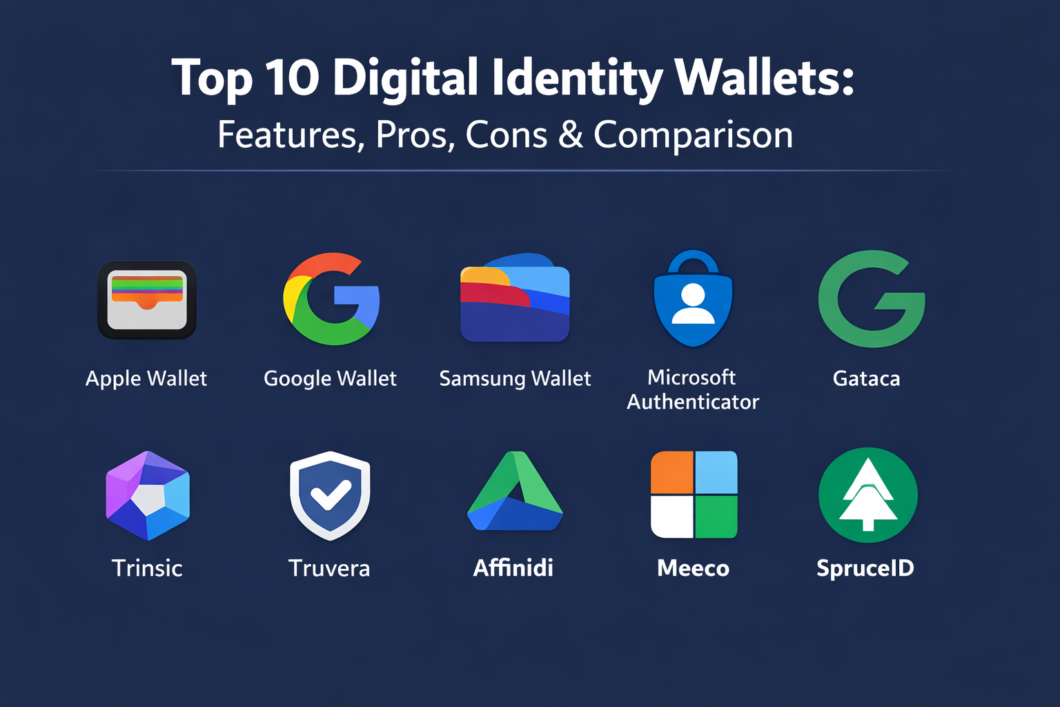Top 10 Digital Identity Wallets: Features, Pros, Cons & Comparison ...