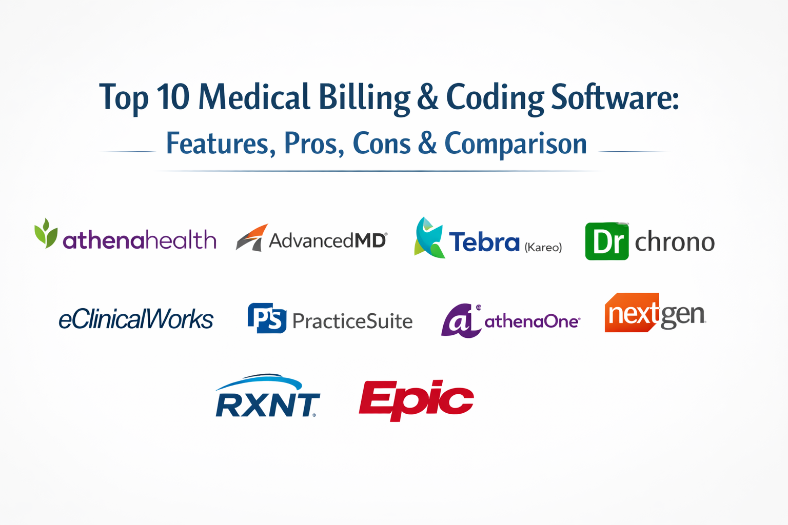 Top 10 Medical Billing & Coding Software: Features, Pros, Cons ...